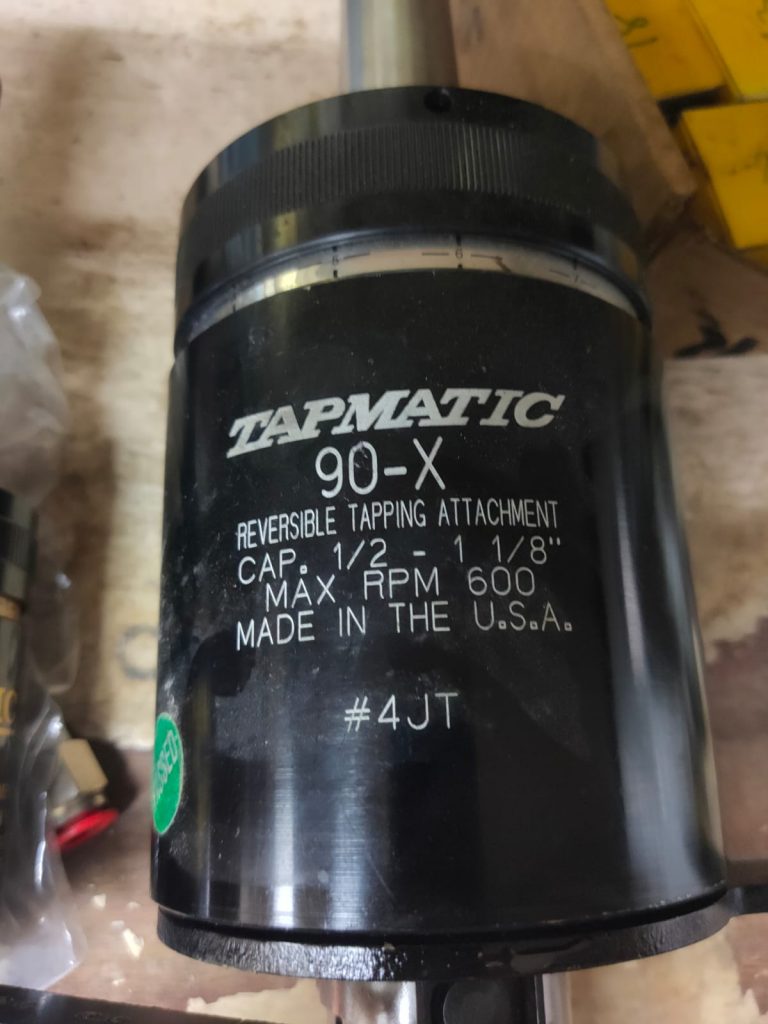 Tapmatic 90-X Reversible Tapping Attachment - J-Tech